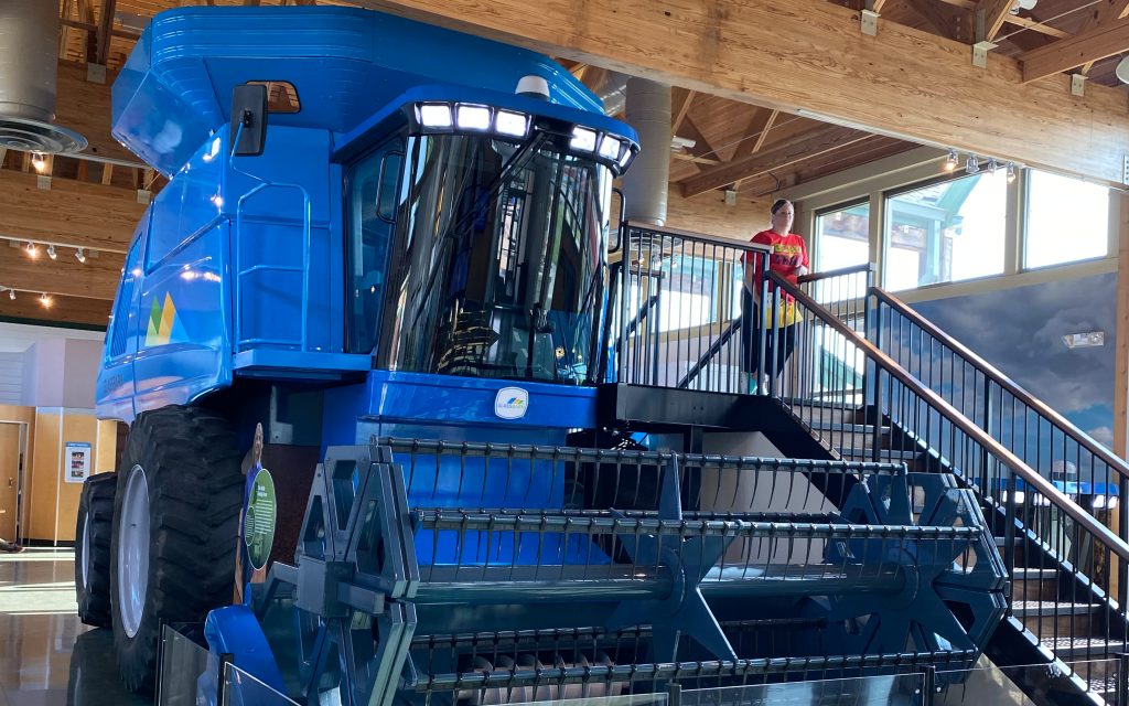 Glass Barn at the Indiana State Fair - Indiana Corn and Soy
