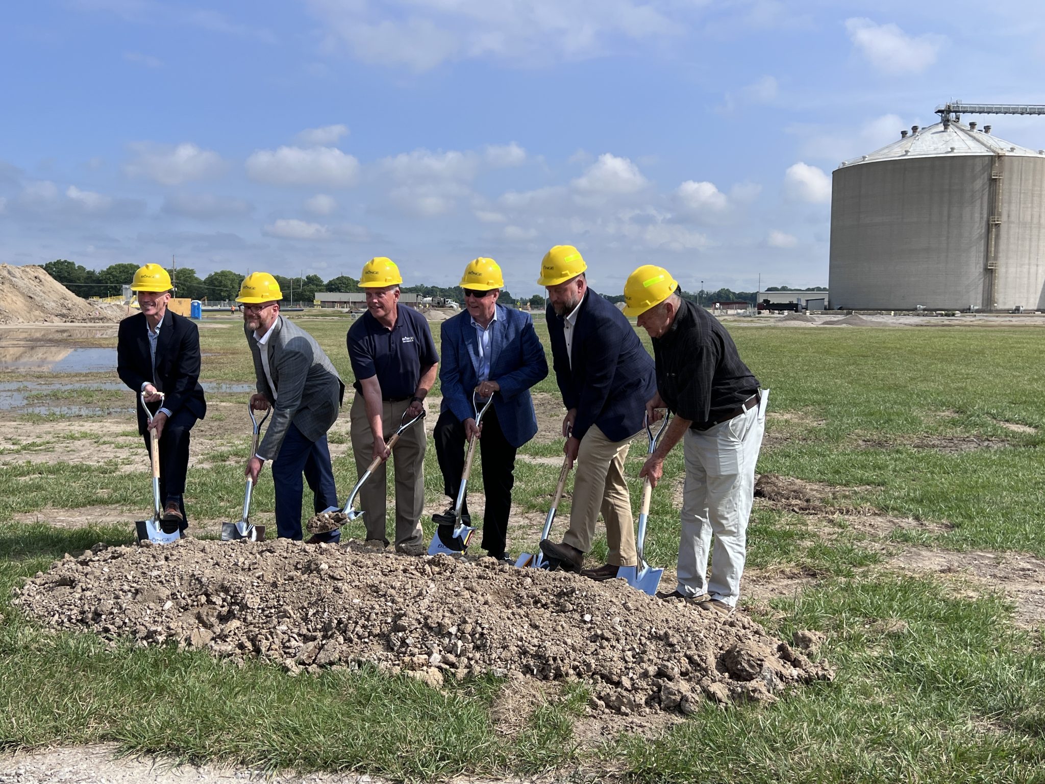Bunge Ground Breaking of New Soy-Protein Concentrate Facility - Indiana ...