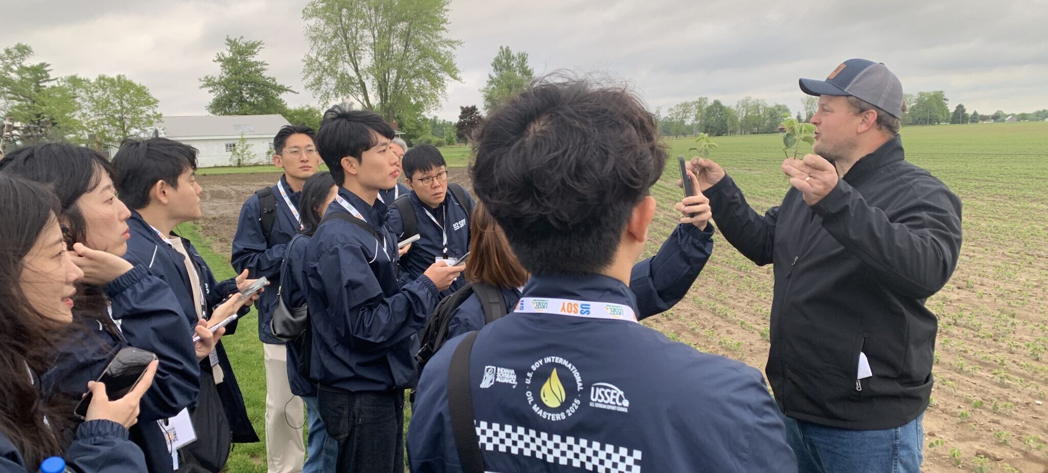 Gov. Braun greets Soybean Oil Masters graduates following a successful ...