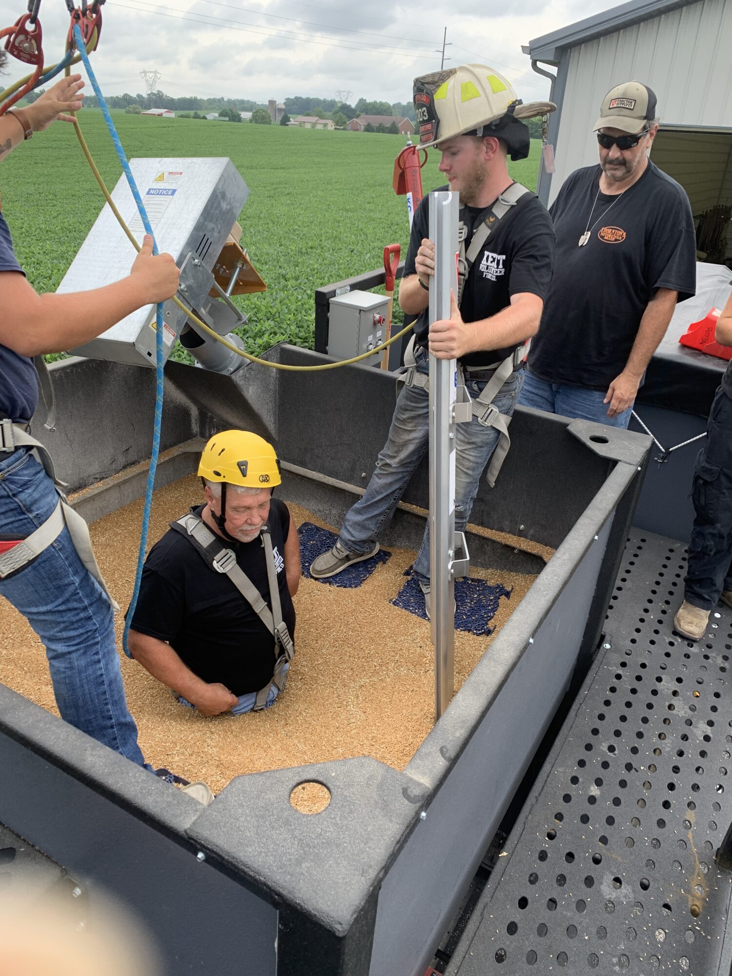 Indiana corn checkoff provides grain bin safety training to rural fire ...